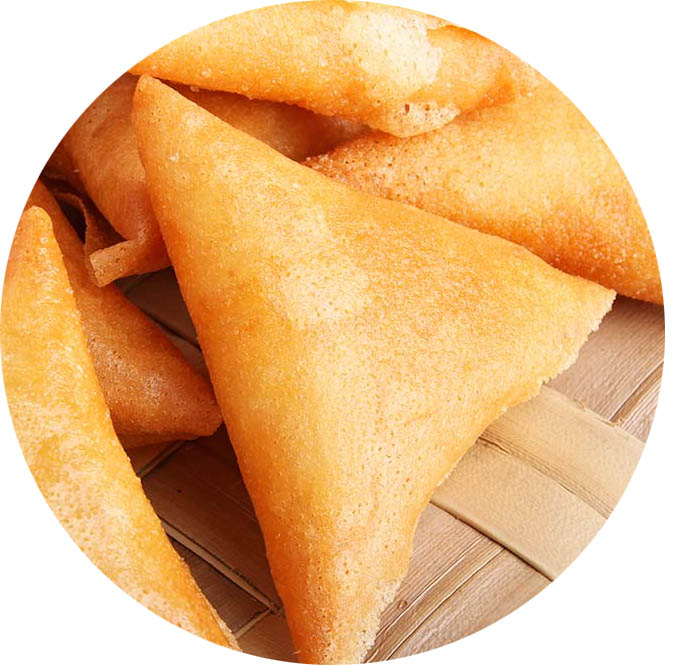 Samoussa de fromage frais - Brin d'herbe